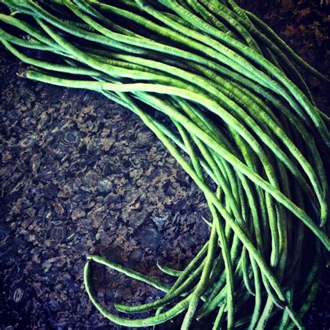 Stir Fried String Beans Chinese Long Beans Lemons Anchovies