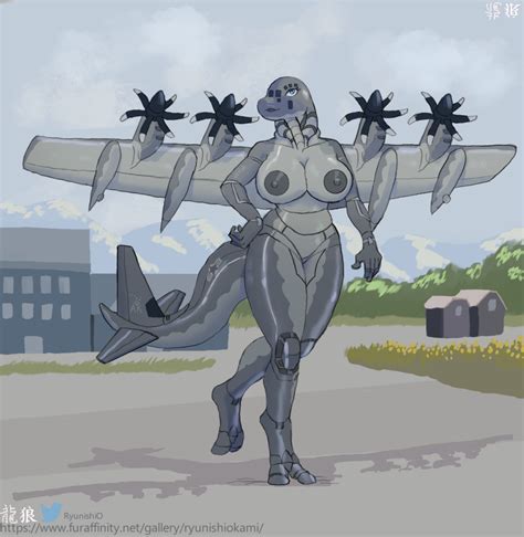 Rule 34 Aircraft Aircraft Humanoid Airplane Anthro Breasts C 130