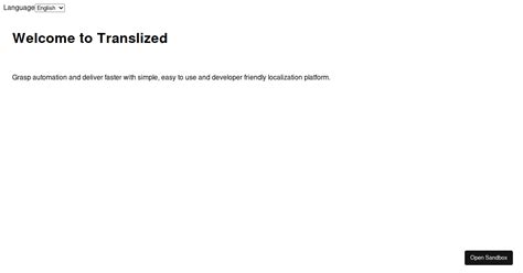 Manage Localization In React Applications Codesandbox