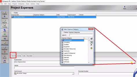 Primavera P Tutorial Chapter Cost Accounts And Expenses