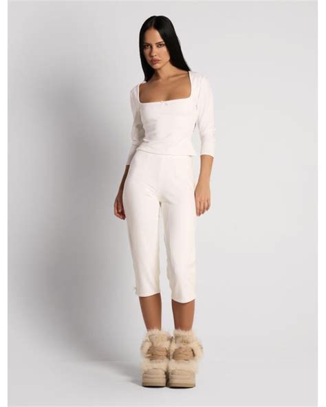 Naked Wolfe Bambi Ice Suede In Natural Lyst