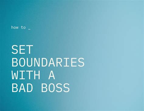 How To Set Boundaries With A Bad Boss — Advice With Erin