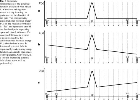 Schematic Representation Of The Potential Function Associated With Download Scientific Diagram