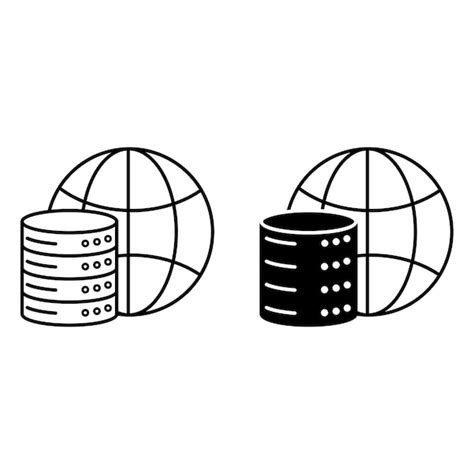 Premium Vector Global Data Icons