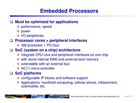Ppt Cse 325 Embedded Microprocessor System Design Fall 2010 Powerpoint Presentation Id1827559