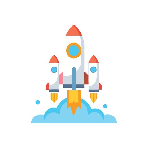 Dynamic Space Rocket Launch Icon For Space Adventure 56879344 Vector Art At Vecteezy