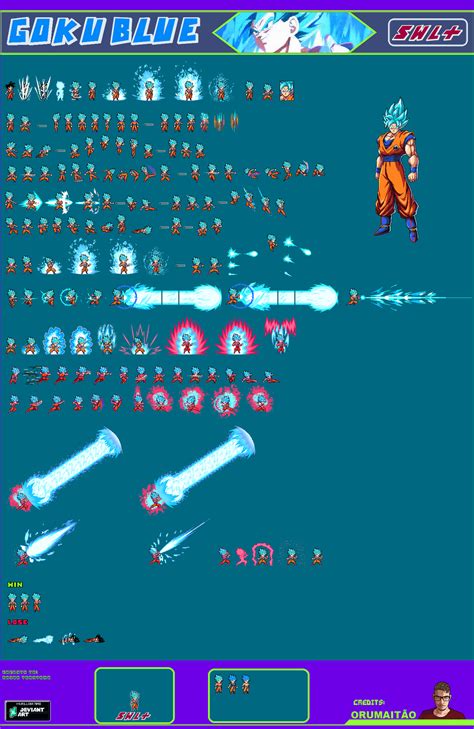 Super Saiyan Blue Goku Sprite T Goku Saiyan 700 Gameplay