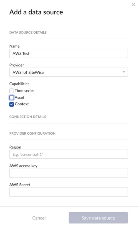 How To Set Up An Aws Iot Sitewise Data Source