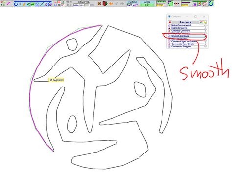 How To Import Smooth Curve Dwg To Sketchup Sketchup Sketchup Community