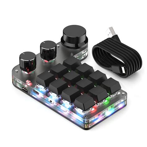 Fankhu Programmable DIY Mechanical Keyboard Colors Light Custom Key Knob Bluetooth