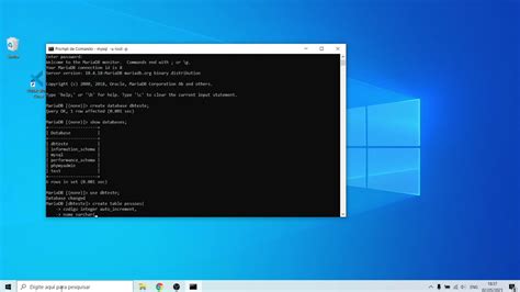 Como Criar Banco De Dados Mysql Pelo Prompt Youtube