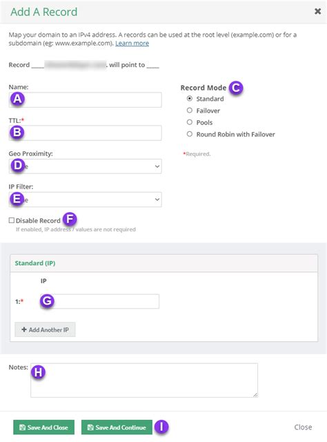 Configuring Wildcard Records