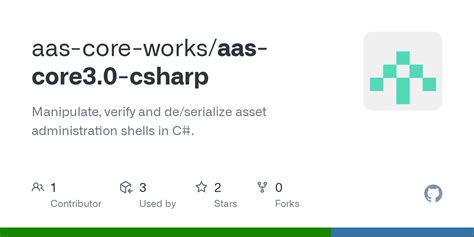 aas core3 0 csharp index md at main · aas core works aas core3 0 csharp