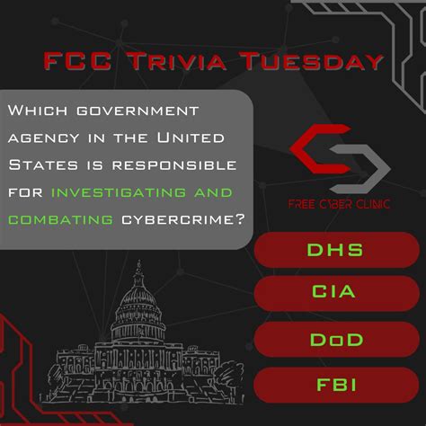 Trivia Tuesday Which U S Government Agency Is Tackling Cybercrime