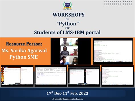 Workshop On Python