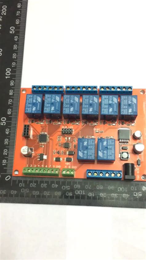 Taidacent Dc9 24v Modbus Tcp Реле 8 канальный Видеорегистратор Сети Wi Fi Автофиксацией шаговым