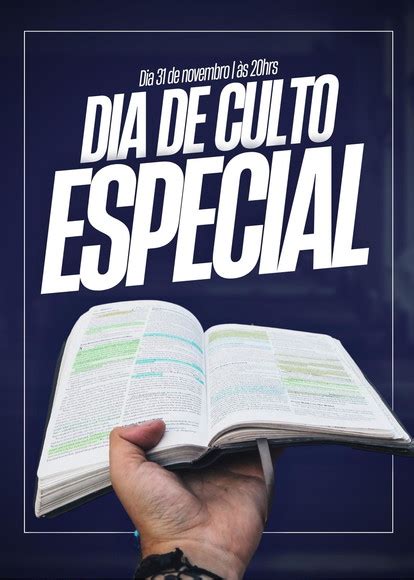 Convite Culto Igreja Digital Elo7 Produtos Especiais