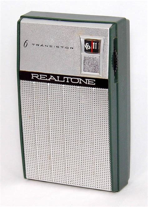 Vintage Realtone Transistor Radio Tr 1628 The Rambler Am Band 6