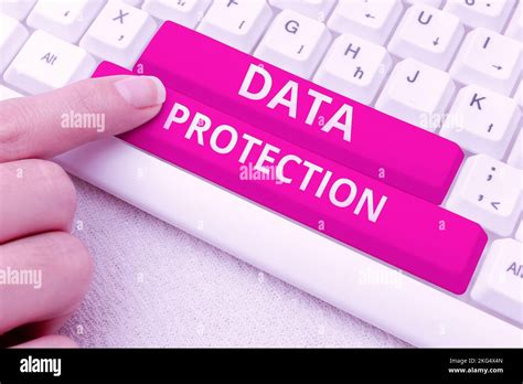 Text Caption Presenting Data Protection Internet Concept Legal Control Over Access And Use Of
