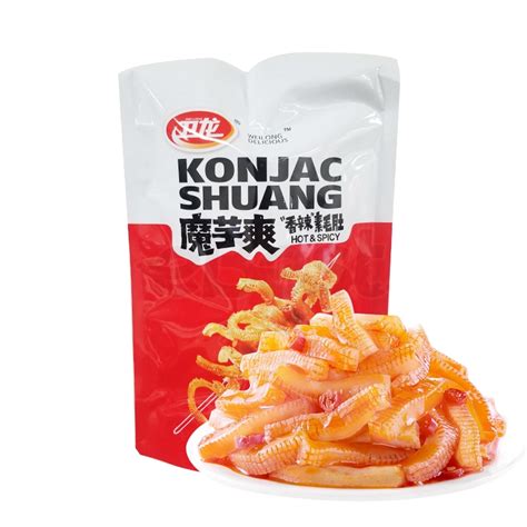 Jual Konjac Shuang Snack Hot And Spicy Wei Long 252gr Shopee Indonesia