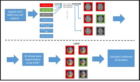 workflow evaluating slant reproducibility across clinical protocol