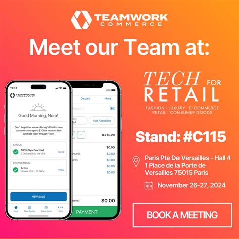 Lets Meet At Tech For Retail 2024 Teamwork Commerce