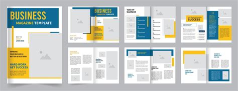 magazine template layout