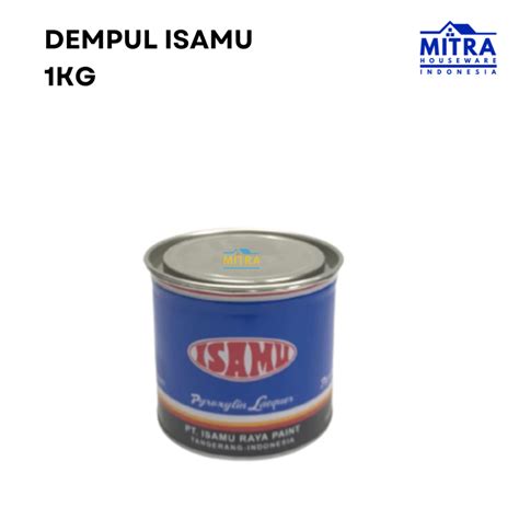 Jual Dempul Isamu Dempul Besi Isamu 1 Kg Putty Putih Kayu Seng Pagar Shopee Indonesia