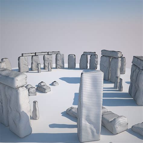 스톤 헨지 3d 모델 39 Max Free3d