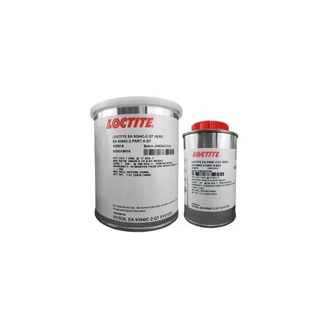 Loctite Ea 9394 C 2 Aero Epoxy Paste Adhesive 1us Quart Kit