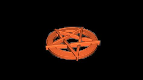 Pentagram By Lukyn3d Download Free Stl Model