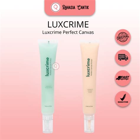 Jual Luxcrime Perfect Canvas Mattifying Poreless Primer Hydro Blur Finish Primer Shopee