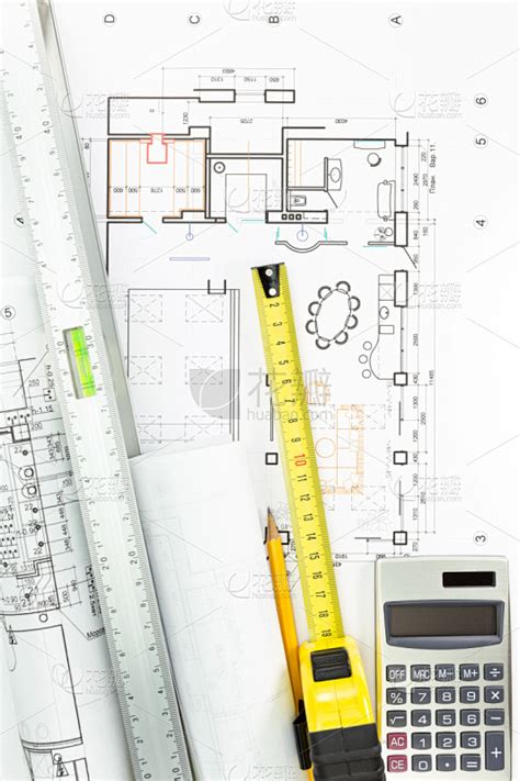 建筑 设备用品 测量工具 大特写 中等数量物体 垂直画幅 特写 文档 建筑业 工业