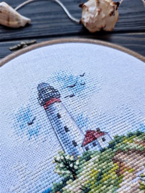 A Lighthouse Cross Stitch Pattern Code Dm 146 Darya Mastrakova Buy