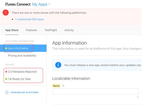 Ios My App Just Got Rejected From The App Store Due To Metadata What Is Metadata Within An