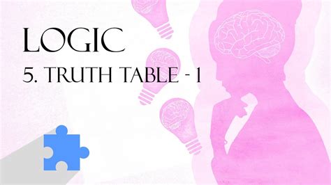 Part 5 Introduction To Logic Truth Tables In Mathematical Logic Part 1 Youtube