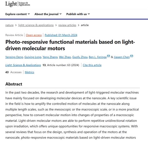 华南先进光电子研究院陈家文教授课题组在光学领域国际知名期刊《light Science And Applications》发表综述成果 华南师大新闻网