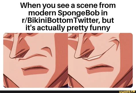 When You See A Scene From Modern Spongebob In But Its Actually Pretty Funny Ifunny