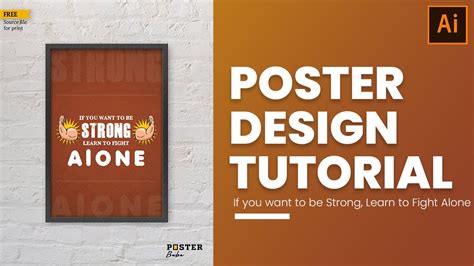How To Design Poster In Adobe Illustrator Step By Step Tutorial