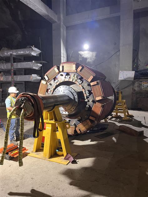 Rotor Pole Assembly Along With Polarity And Insulation Test At Service