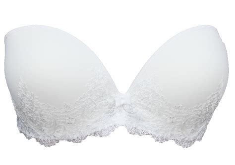 Heritage Strapless Low Cut Neckline Bra With Double Push Up