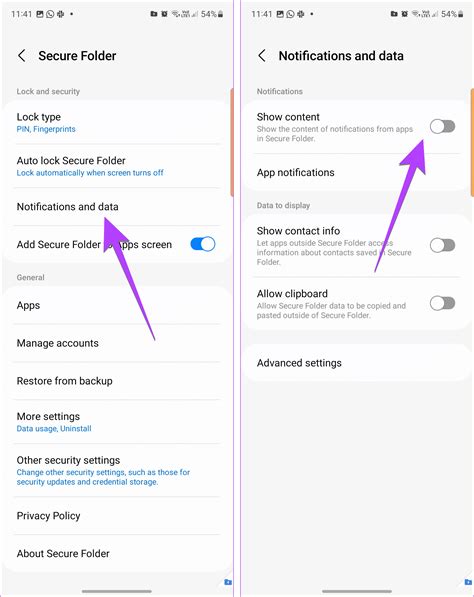 how to add or remove apps from secure folder on samsung phones