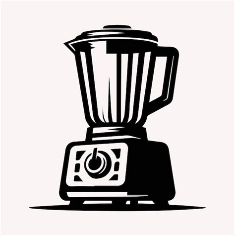 Premium Vector Blender Vector Silhouette Art Illustration