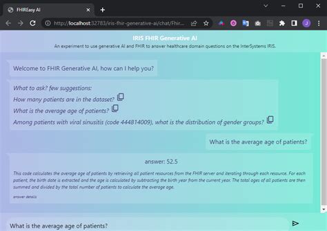 Github Jrpereirajriris Fhir Generative Ai An Experiment To Use Generative Ai And Fhir To