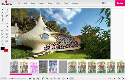 Picozu Dibujo Y Retoque Fotográfico Con Este Editor Web