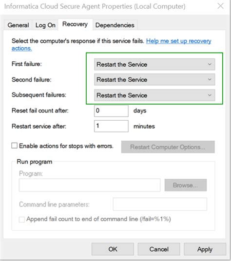 How To Automatically Restart The Iics Secure Agent On Bootupreboot Of