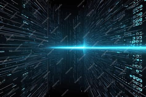 Premium Photo Binary Code Background Digital Abstract Technology