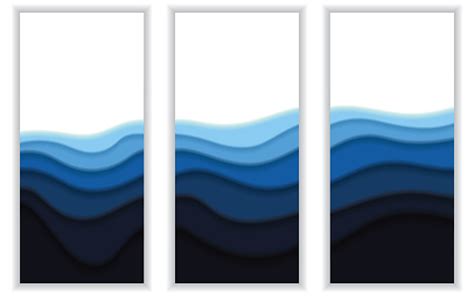 종이 컷 모양으로 추상적인 배경입니다 흰색 배경 또는 종이 잘라 파도와 파란색 배너입니다 종이 웨이브 배경입니다 0명에 대한 스톡 벡터 아트 및 기타 이미지 Istock