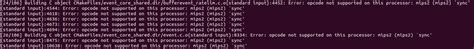 Error Opcode Not Supported On The Processor Mips Mips Sync For Developers Openwrt Forum