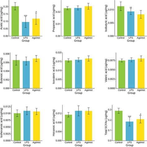 Scfas Contents In Different Groups P